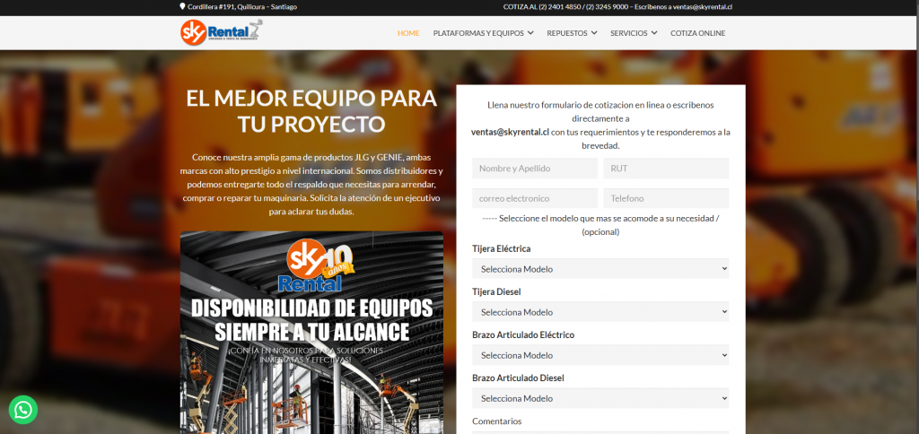 SKY Rental – Extrategia